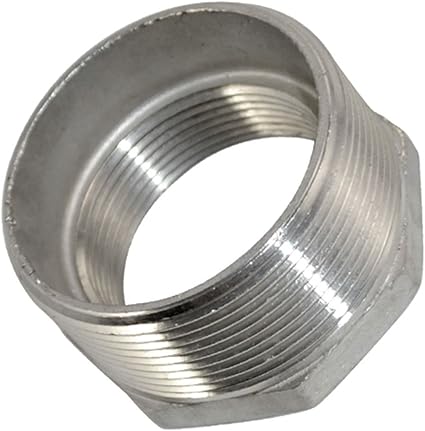 Amazon.com: 2" Male x 1-1/2" Female Thread Reducer Bushing Pipe Fitting, Adapter, Stainless ...