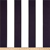 Amazon.com: 60" Black/White One Inch Stripe Print Fabric-15 Yards ...