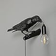 Raven Wall Sconce Resin Crow Table Lamp Birds Desk Lamp Creative Night ...