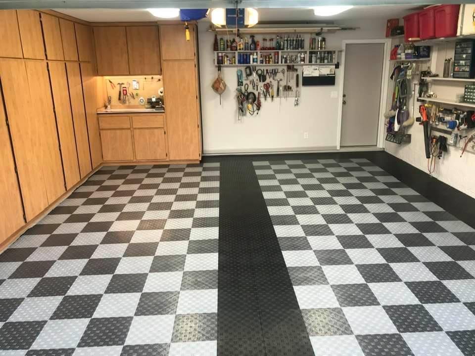 $27/mo - Finance Big Floors GarageTrac Diamond, Durable Copolymer ...