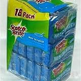 Amazon.com: Scotch Brite Blue Non-Scratch Scrub Sponges 21 PACK 3M ...