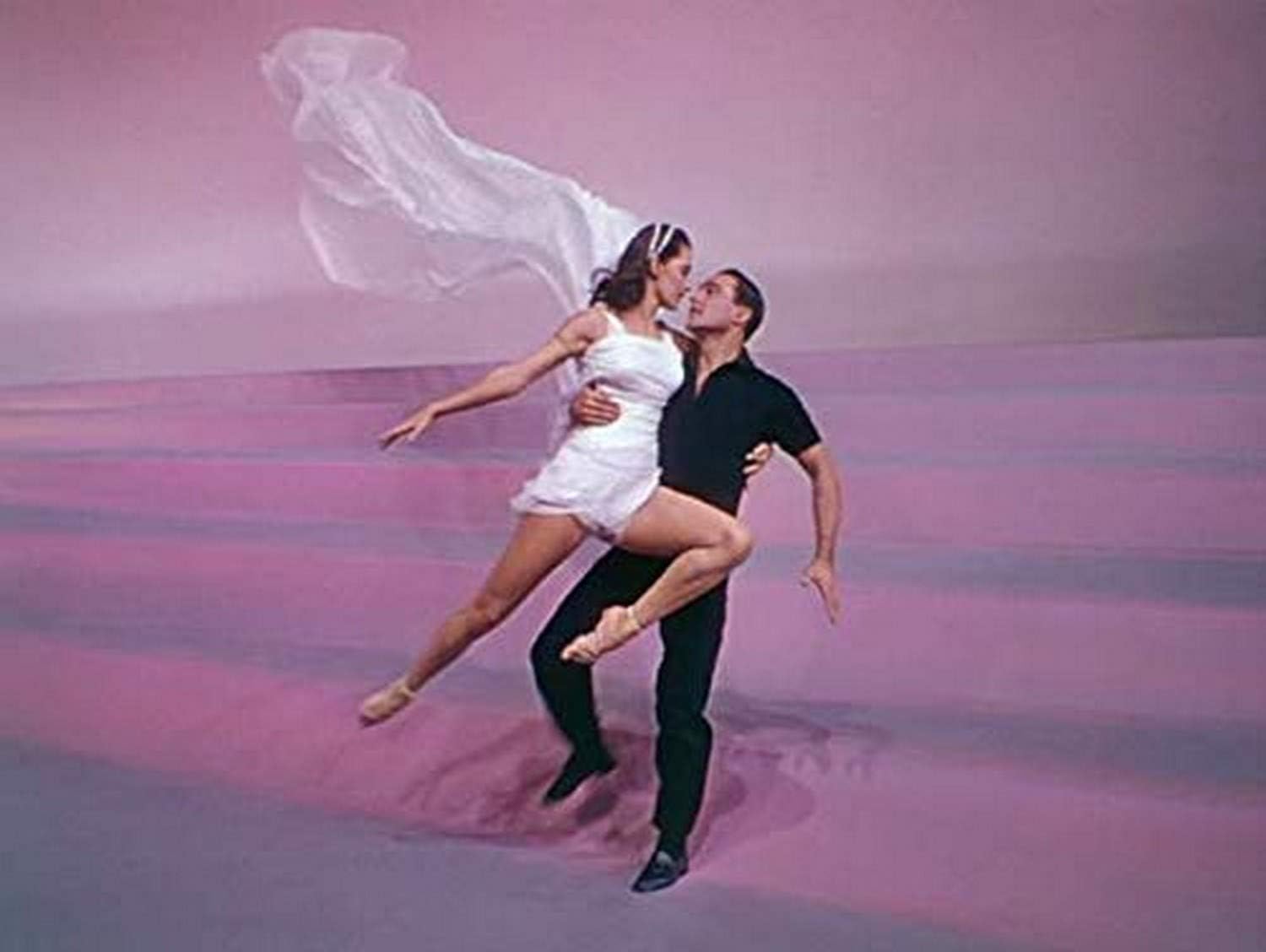 Amazon.com: Posterazzi DAP15798 CYD Charisse - Dancing with Gene Kelly ...
