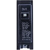 Amazon.com: QBGF1020 EATON CUTLER HAMMER 20 AMP, 1 POLE GFCI CIRCUIT ...
