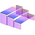 Amazon.com: WEITELAI 3Pcs Iridescent Acrylic Riser Display Stands ...