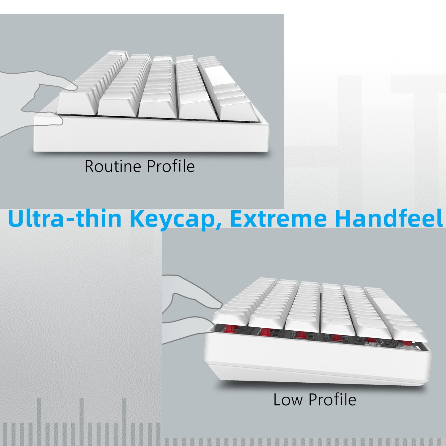 Mua XVX Low Profile Horizon Keycaps, Custom, 118 Keys - for 60% 65% 75% 100% Cherry Gateron MX ...