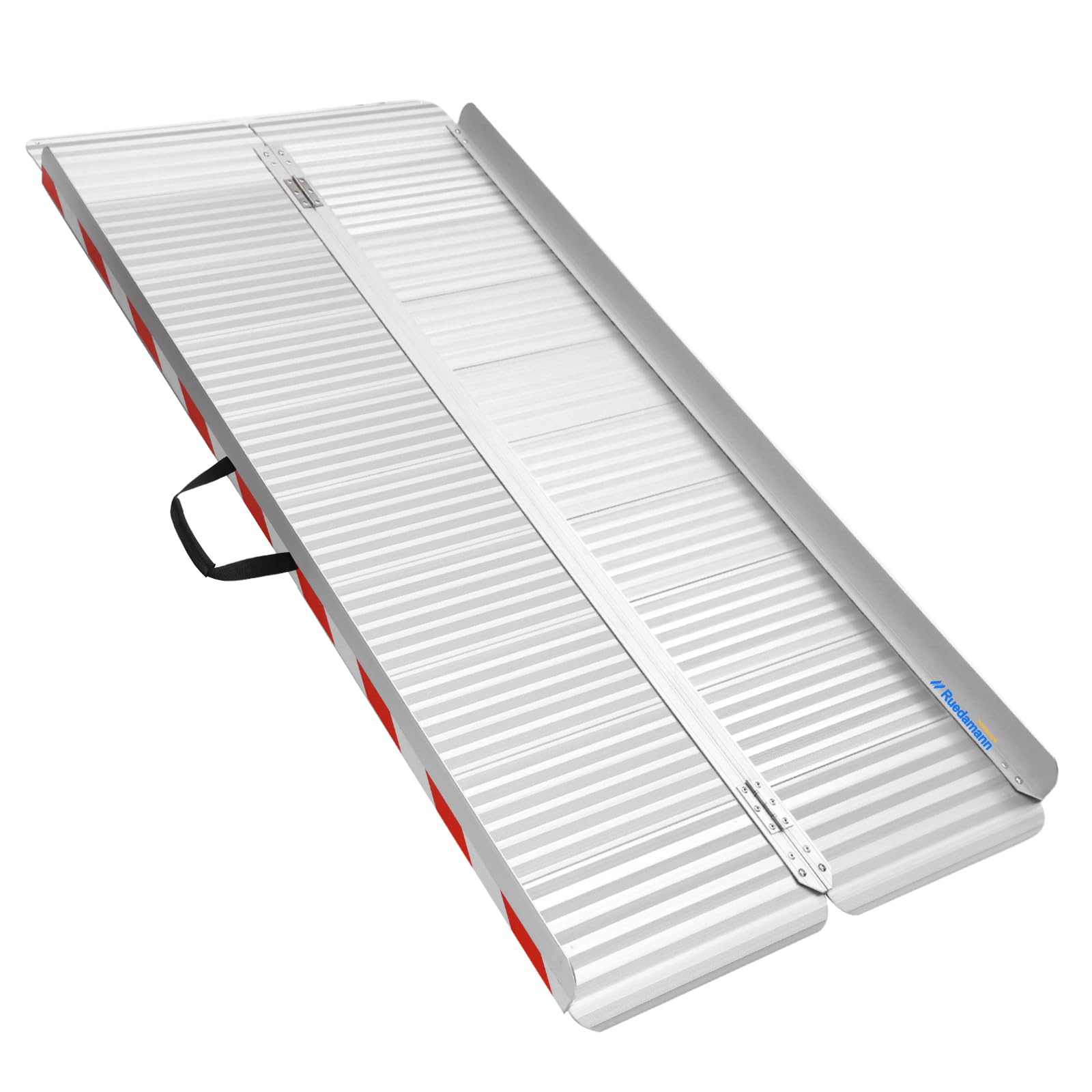 Ruedamann Wheelchair Ramp, Wider Design Durable Aluminum, 800lbs Load ...