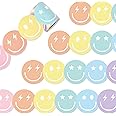 Amazon.com: AnyDesign 32.8Ft Preppy Happy Face Bulletin Board Border ...