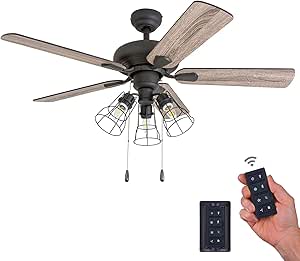 Prominence Home 50752-01 Madison County Industrial Ceiling Fan (3 Speed ...