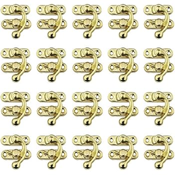 Small Box Hook Latch 30mm x 22mm - Cabinet And Furniture Latches ...