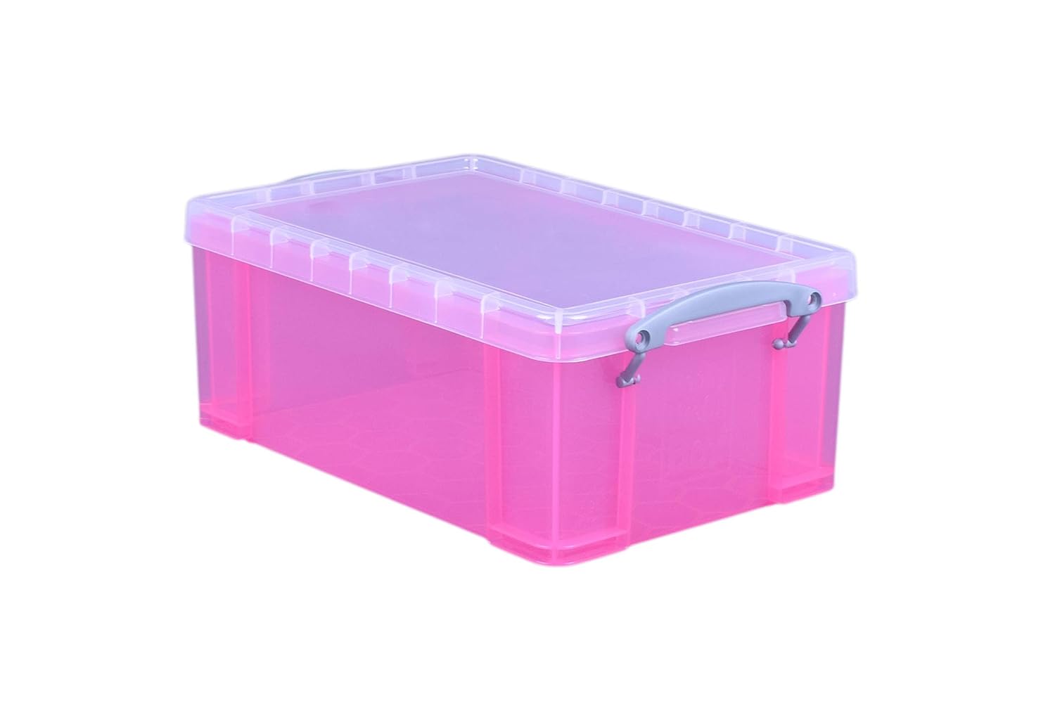 Really Useful 9 Litre Plastic Storage Box - lightpink, Standard ...