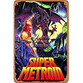 Amazon.com: Libalght Metroid Prime Game Poster Vintage Gaming Art Tin ...