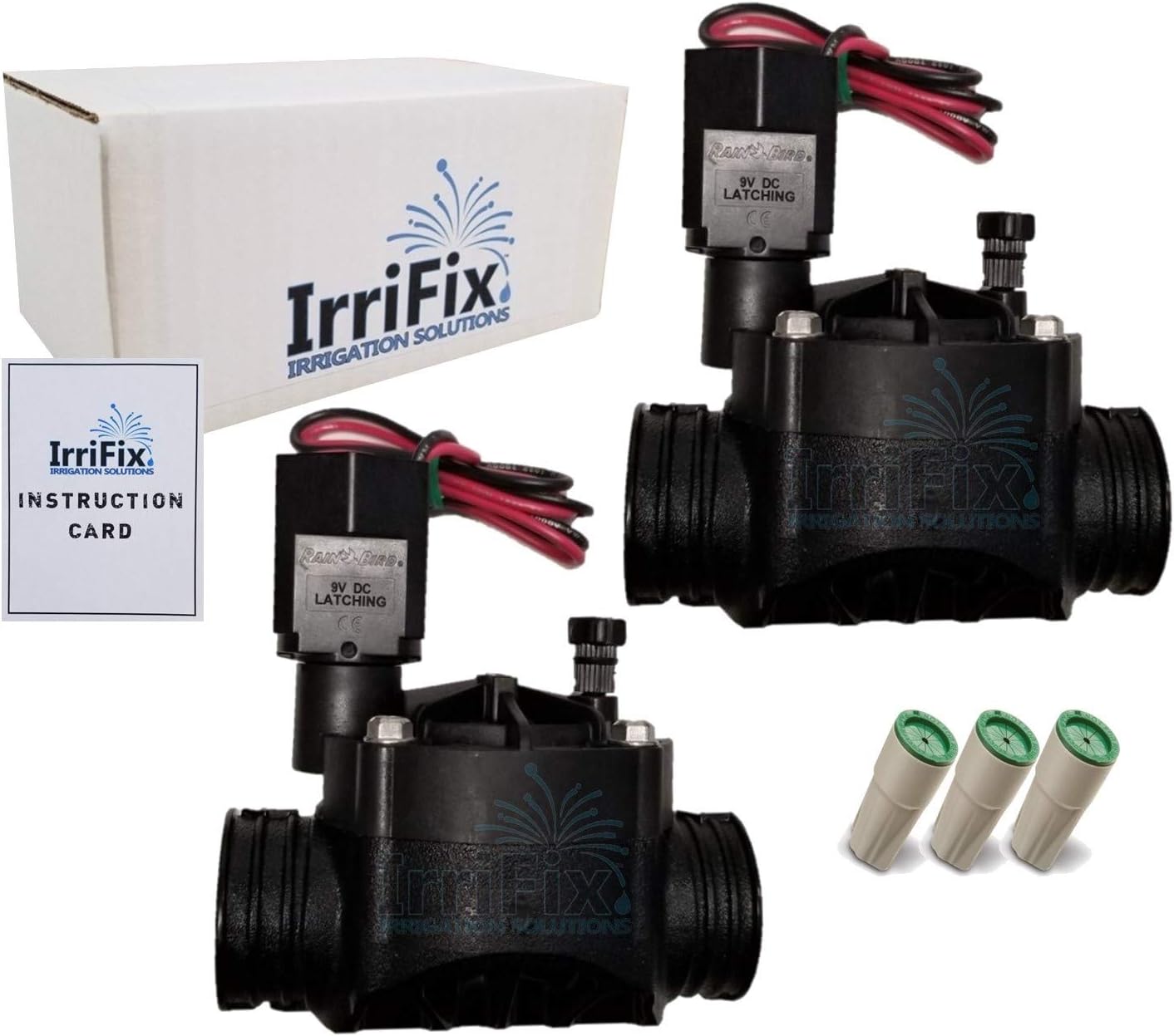 Amazon.com : IrriFix Box Set - Rain Bird 100HV9VSS Battery Operated ...