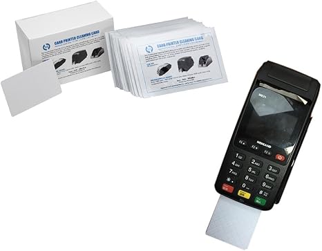 Cleamo Multiple Use Cleaning Card Kit for Credit Card Machine/Card ...