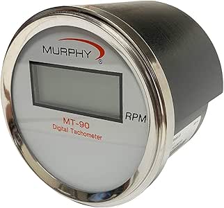 Amazon.com: Murphy by Enovation Controls MT90-1 Digital Tachometer ...