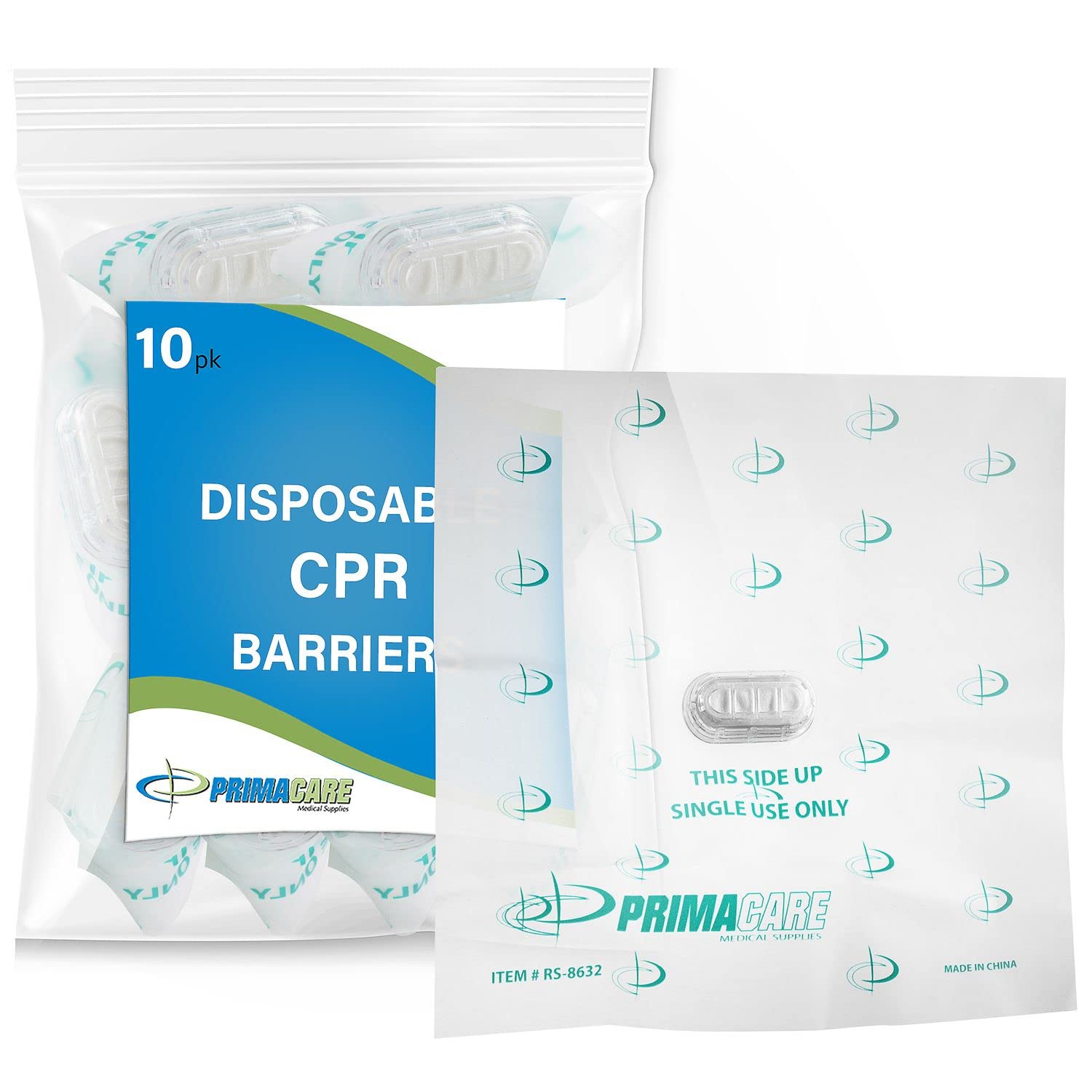Mua Primacare RS-8632-CS Pack of 10 First Responder CPR Barrier with ...