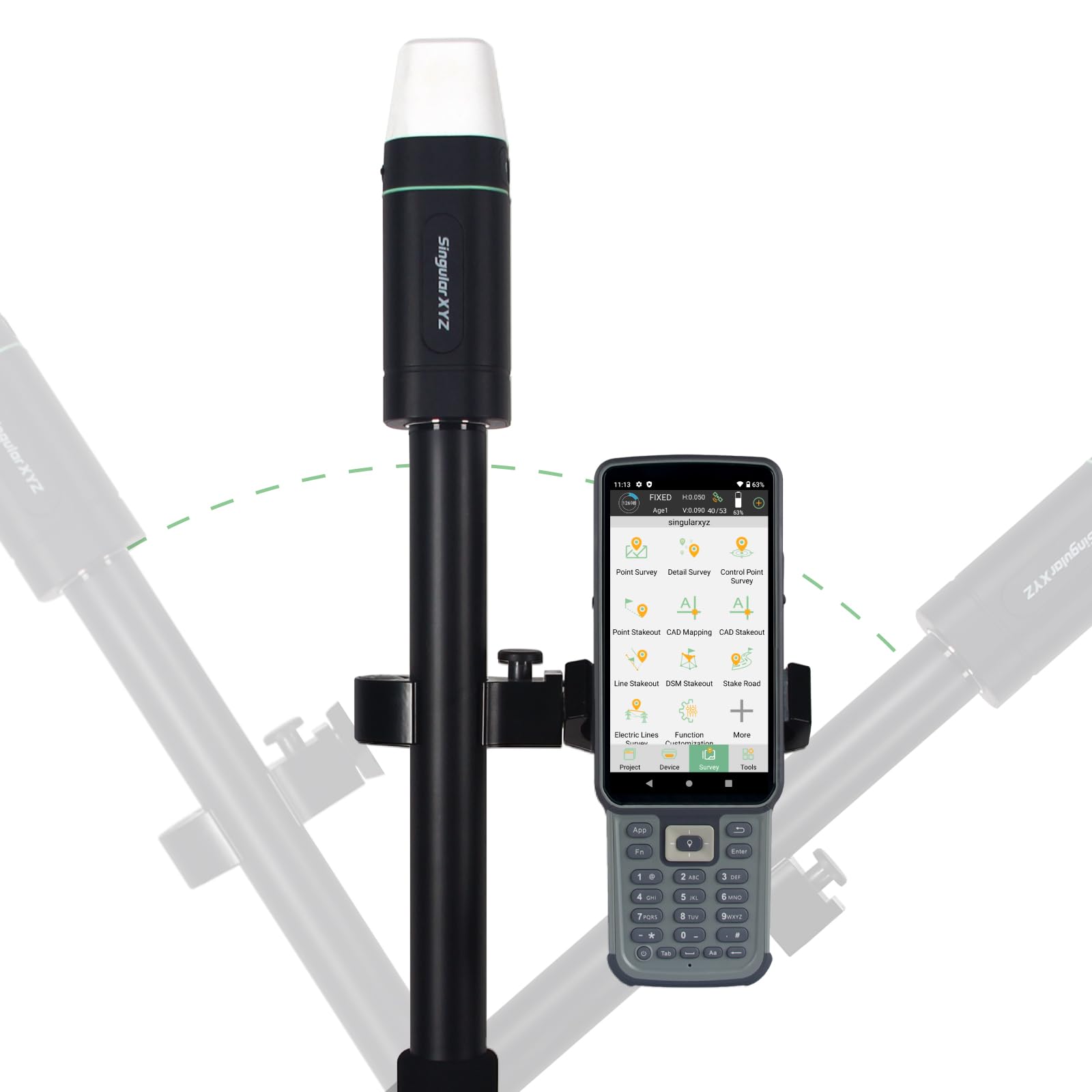 Mua RTK GNSS Survey Equipment with Network RTK Rover, Handheld ...