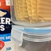 Amazon.com - Komax Biokips Set of 2 Pasta Storage Containers | 77.8-oz ...