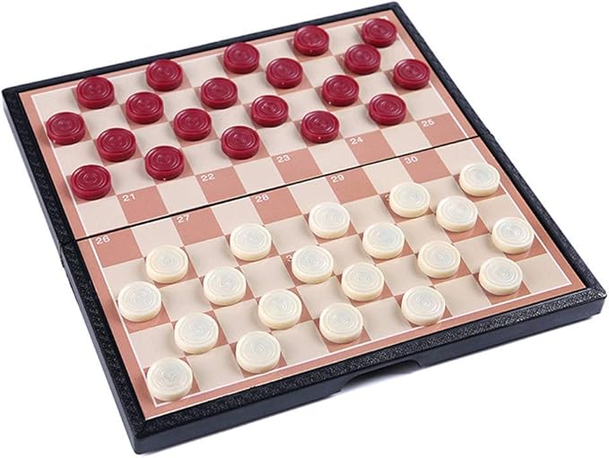 qazxsw Checkers Magnetic Folding Checkerboard International Checkers ...