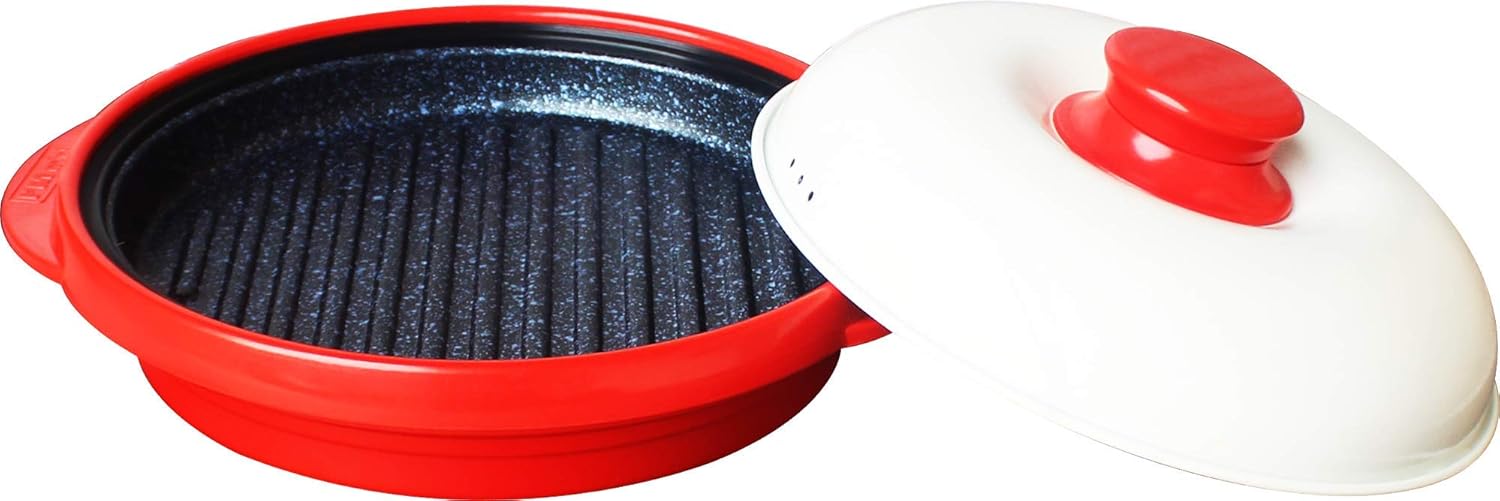 Amazon.com: Range Mate Nonstick Microwave 2-in-1 Grill Pan Cookware ...