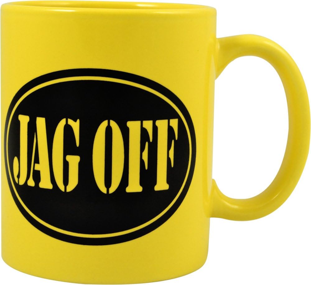 Amazon.com: Mug Jag Off Oval Black/Yellow: Everything Else