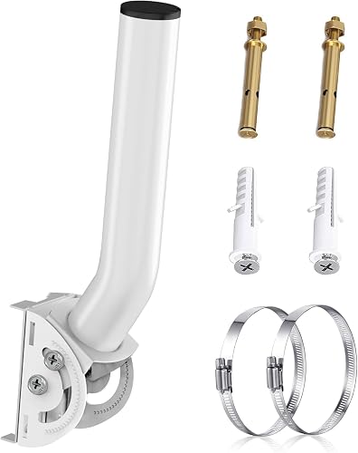 Universal Antenna Mount, 12" Adjustable J Pole Mounting with Weather ...