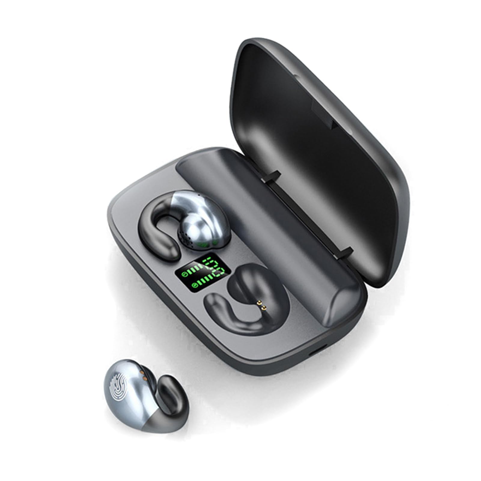 Wireless Earbuds with Earhooks Mini Bone Conduction Headphones ...