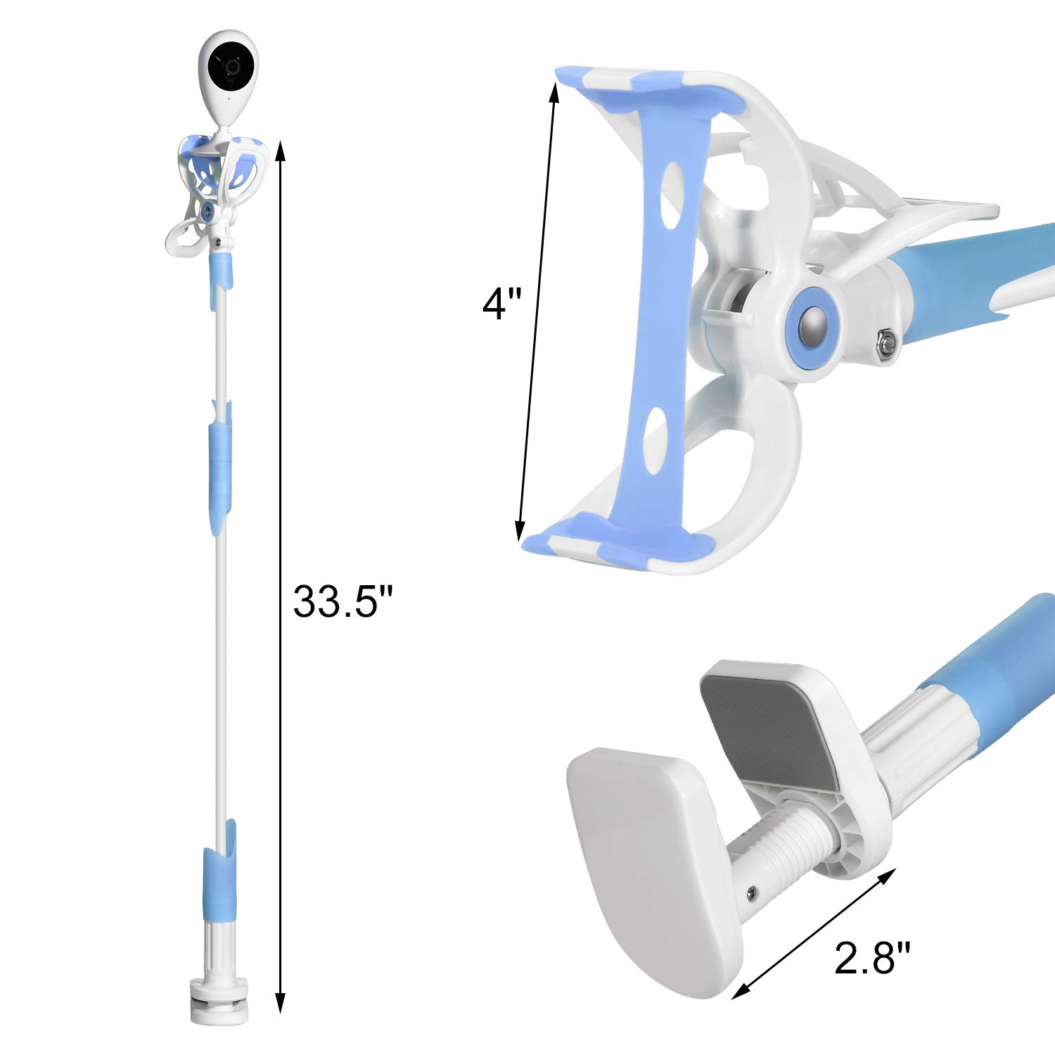 Mua MYPIN Baby Monitor Holder with Strap, 360 Degree Rotation, Angle ...