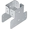 Amazon.com: 2 Set (4 PCS) T Shaped Post to Beam Connector Roof Tie ...