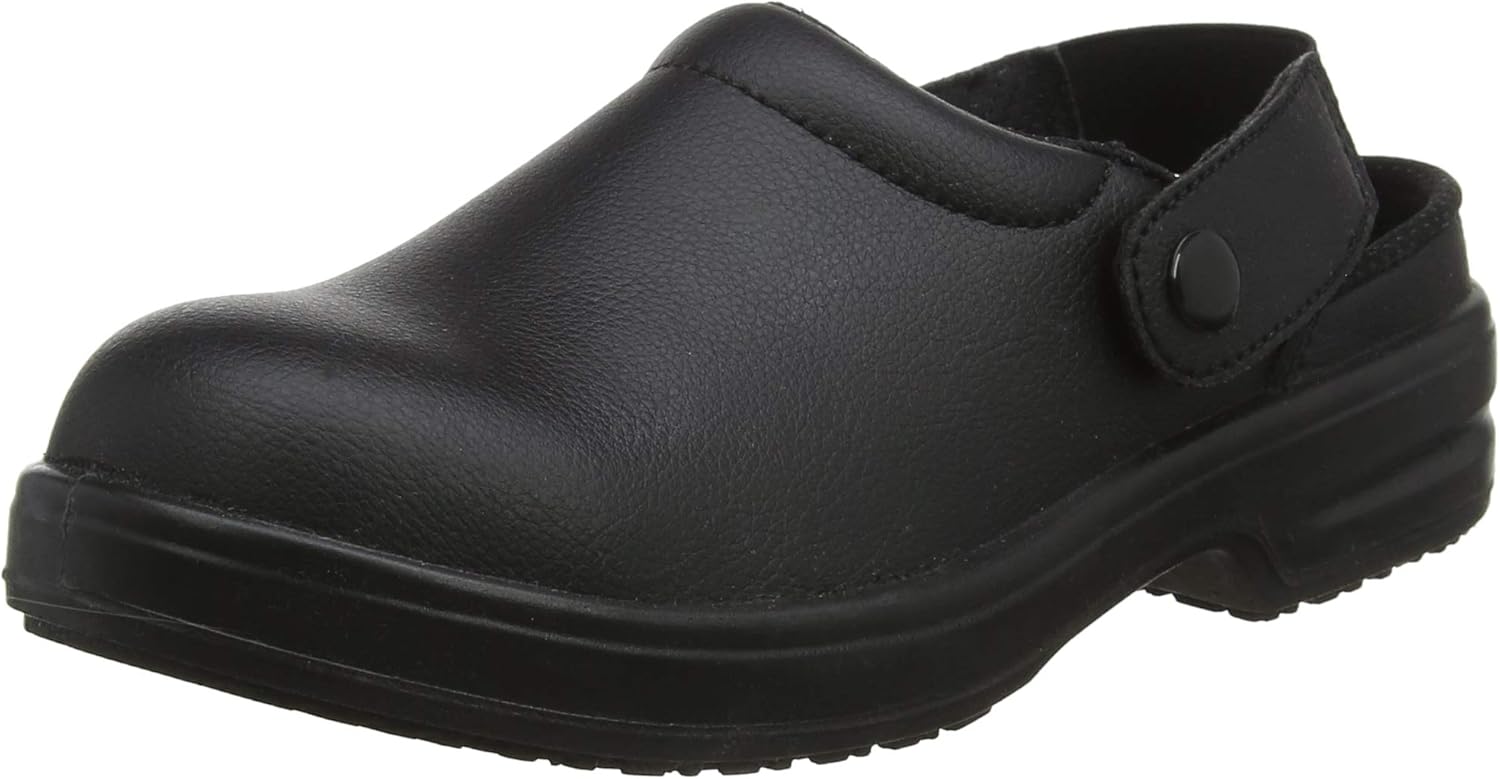 Black Unisex Safety Clogs: Amazon.co.uk: Shoes & Bags