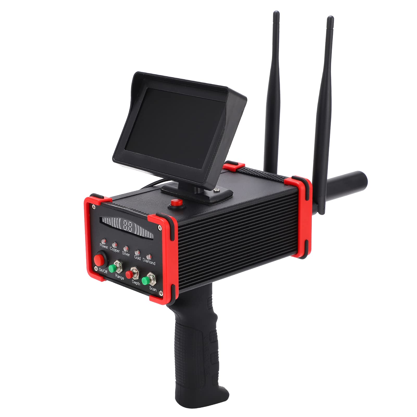 Metal Detector Professional Metal Scanner Underground Detect Identify ...