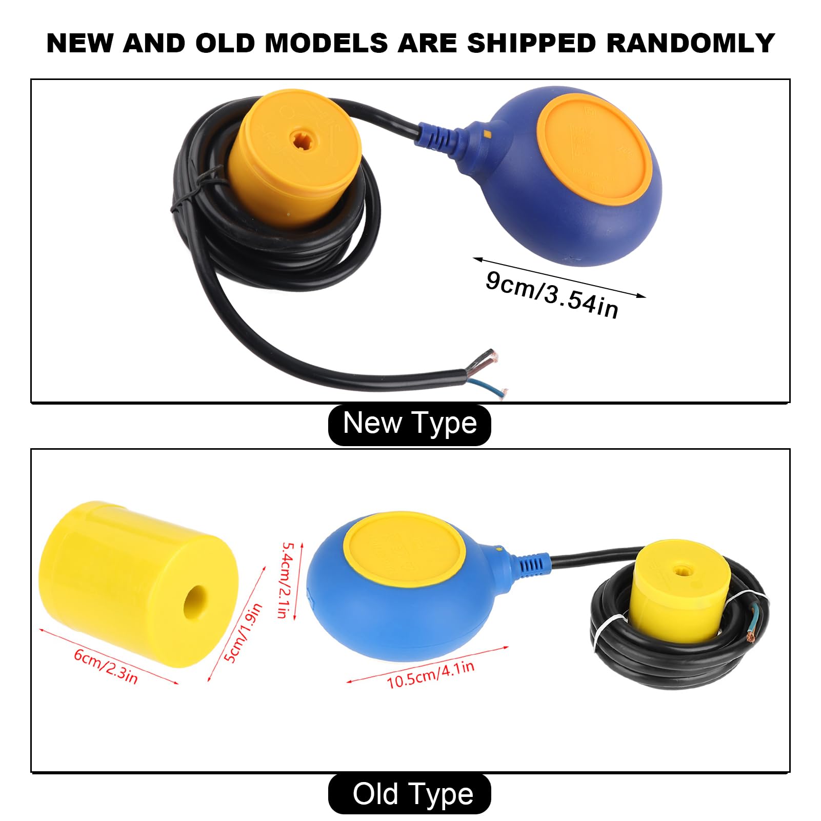 Mua Liquid Fluid Water Level Sensor 220V 16A 2m / 78.7inch Float Switch ...