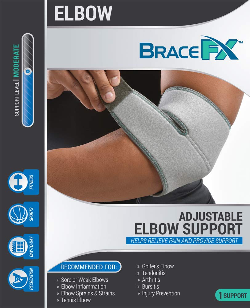 Mua BraceFX Adjustable Elbow Support, Provides Pain Relief & Protection ...