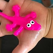 12 X Sticky Creatures Throwing Toys - Party Bag Filler: Amazon.co.uk ...
