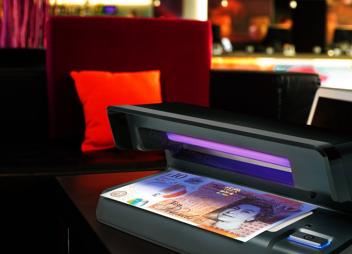 T5 4W BLB Note Detector UV Ultraviolet Money Currency Checker ...