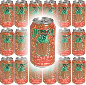 Amazon.com : Jupina Pineapple Soda, 12oz Jar (Pack of 18, Total of 218 ...