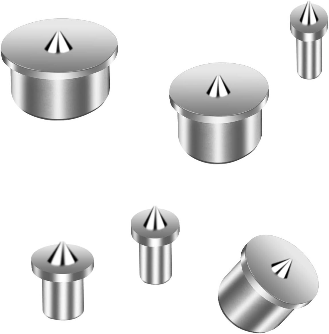 BELIOF 12pcs Drill Dowel Pin Centre Points Set Woodworking Alignment ...