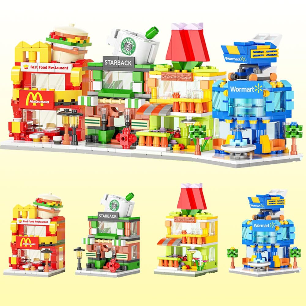 Mua City Street View Mini Building Blocks Party Favors for Kids with ...