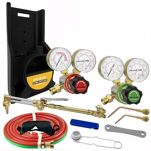 Medium Duty Oxy Acetylene Gas Welding Outfit Tote Kit, Oxygen ...
