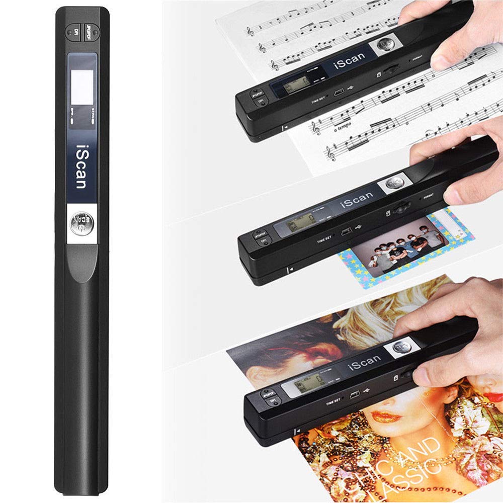 Microware Portable Scanner iSCAN 900 DPI A4 Document: Amazon.in ...