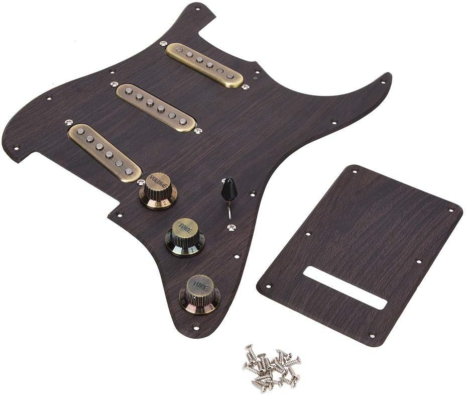 Amazon.com - Loaded Pickguard and Back Plate Set with Accessories ...