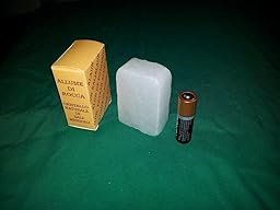 ALLUME DI ROCCA PIETRA BLOCCO RETTANGOLARE DA 90 GR IGIENE DEL VISO ...