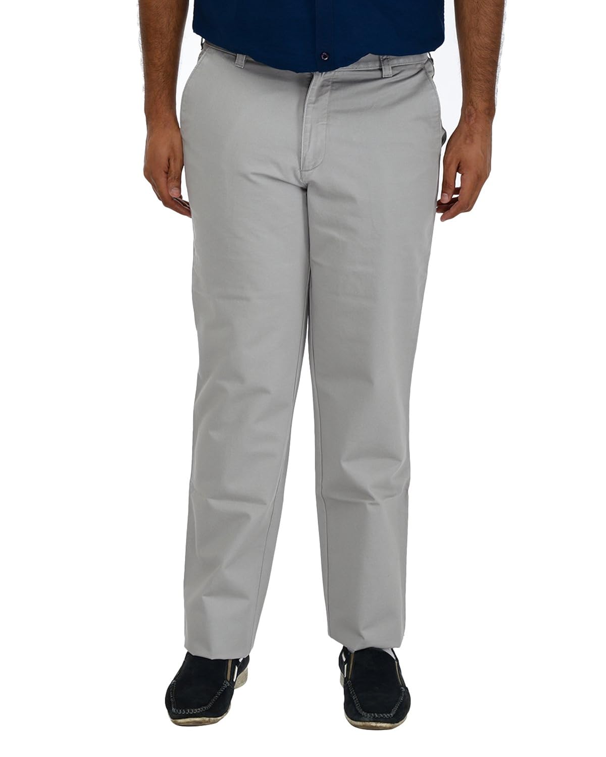 Buy Pan America Men's Straight Trouser (895_36_Grey, Grey, 36) at Amazon.in