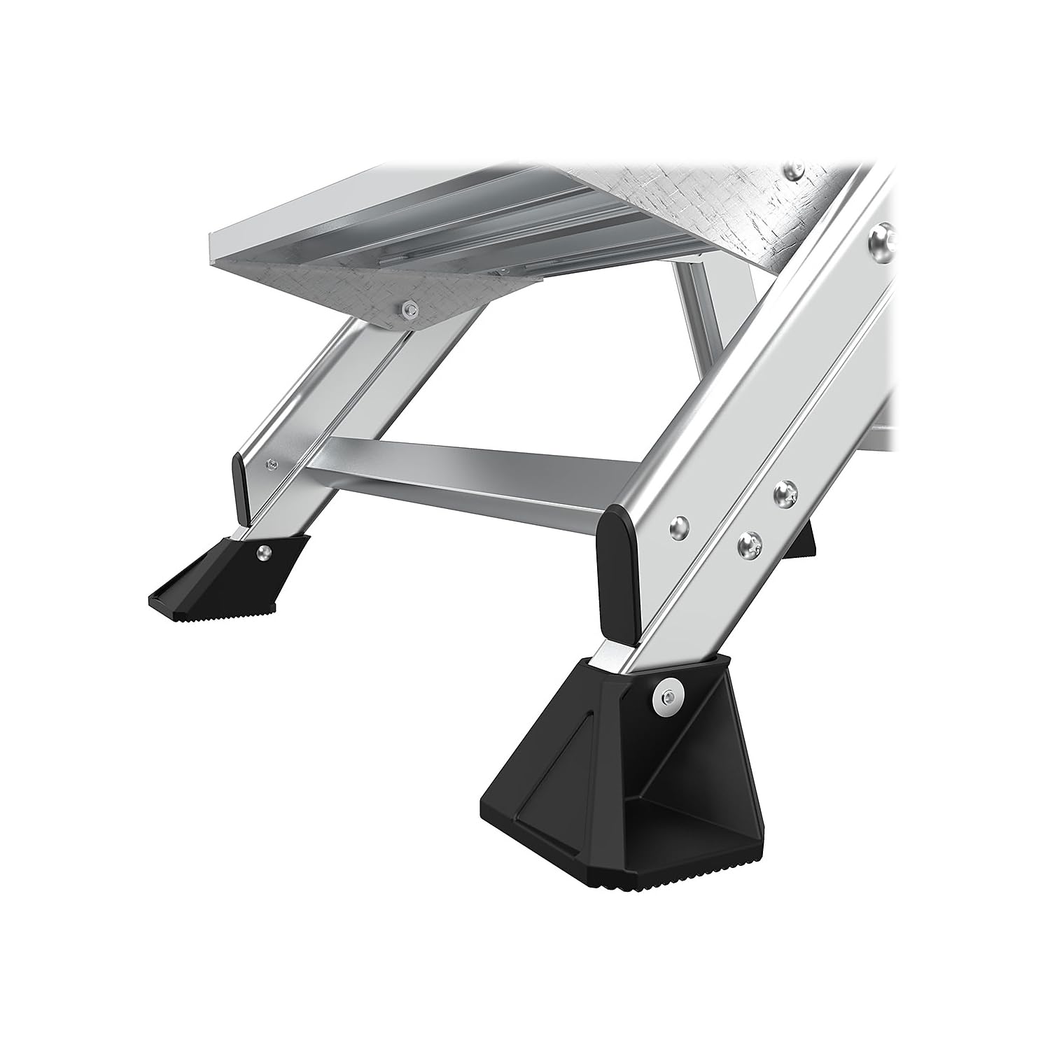 Little Giant Ladders Jumbo Step, Foldable 3-Step Stool, 2.2-Ft Aluminum ...