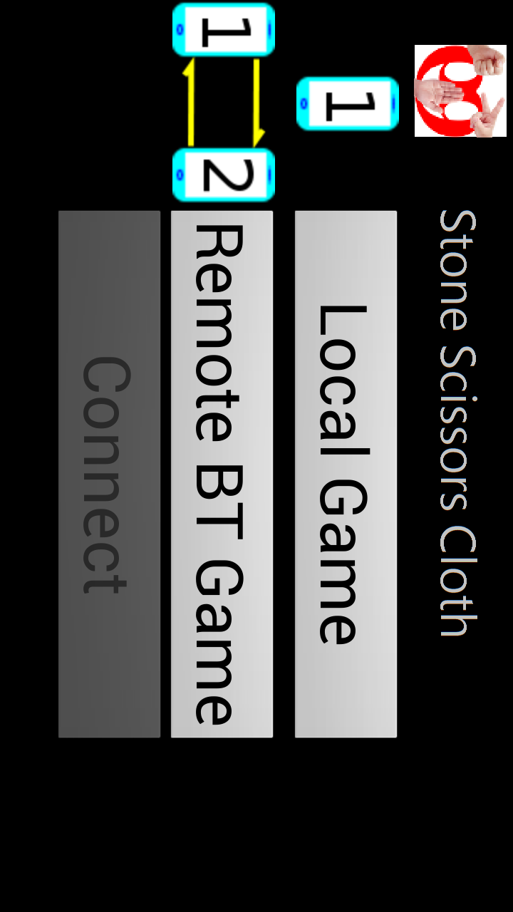 Stone Scissors Cloth: play with a friend by bluetooth connection:Amazon ...