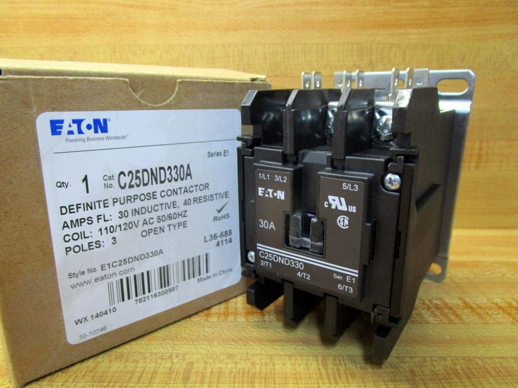 Eaton, Cutler Hammer c25dnd330 contactor t48027: Amazon.com.mx