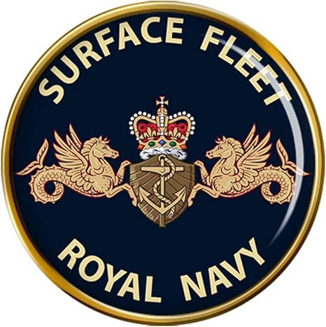 Royal Navy Surface Fleet Pin Badge: Amazon.co.uk: Clothing