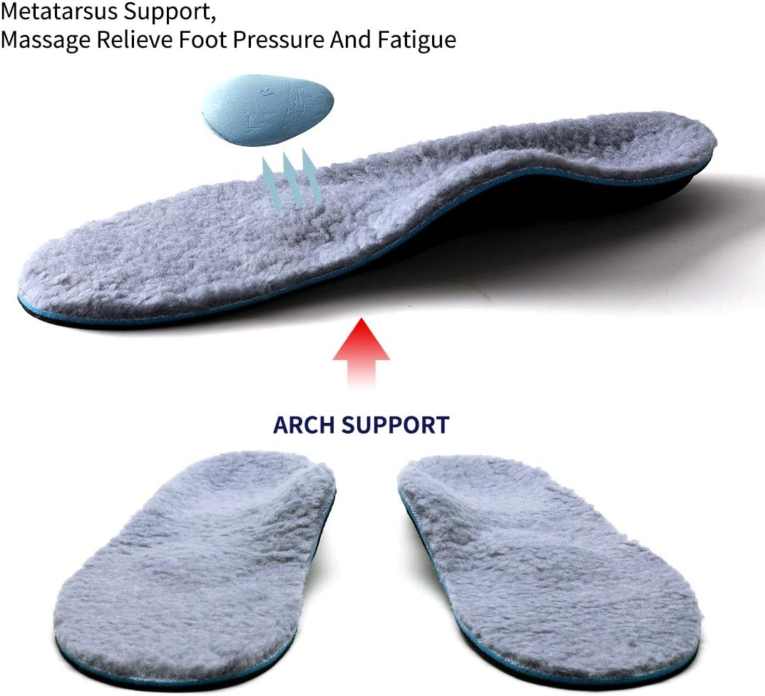 Ortopediche Piede Cavo Solette Scarpe in Memory Foam Walkomfy Inverno ...