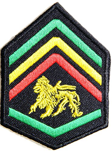 Buy JAH ARMY Military Chevron The Lion of Judah Rasta Rastafari Jamaica ...