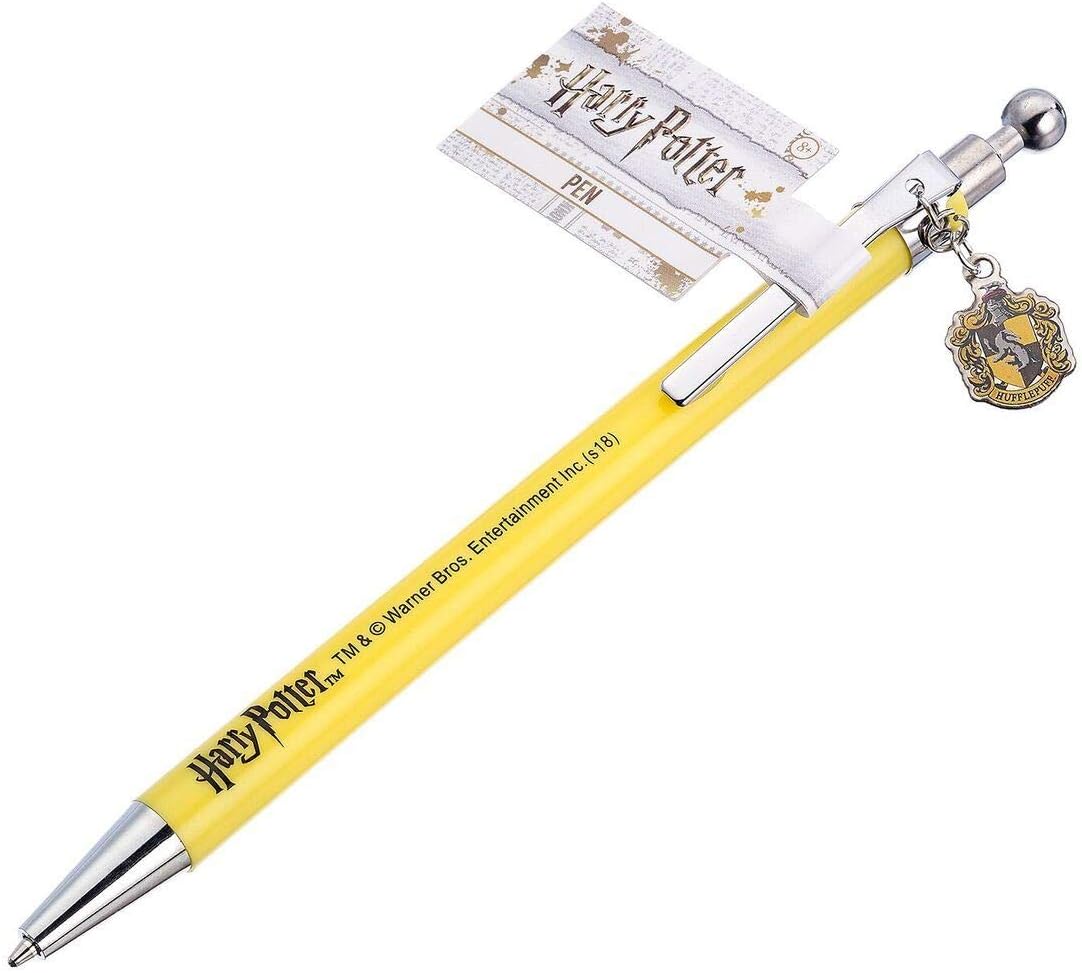 Harry Potter Hufflepuff Crest Pen - HPP024: Amazon.co.uk: Office Products