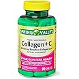 Amazon.com: Spring Valley Highly Absorbable Collagen + Vit C 90 ct ...